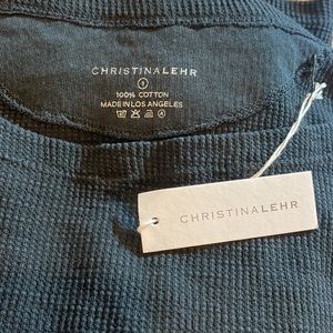 Christina Lehr | Sweaters | Nwt Christina Lehr Oversize 34 Thermal Crop ...